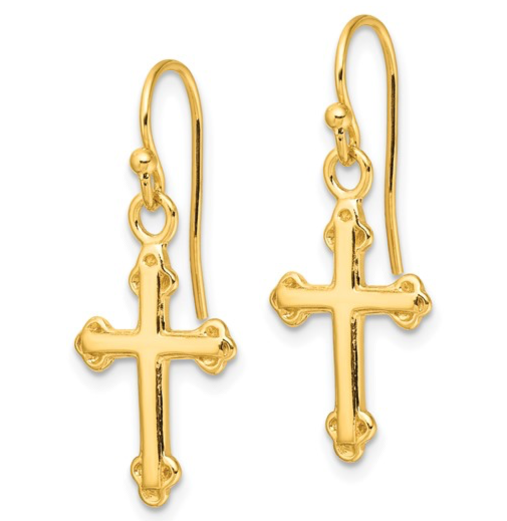 Budded Cross Dangle – Mira Mia